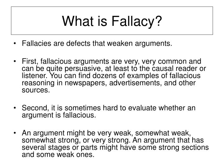 PPT - Logical Fallacies PowerPoint Presentation - ID:212435