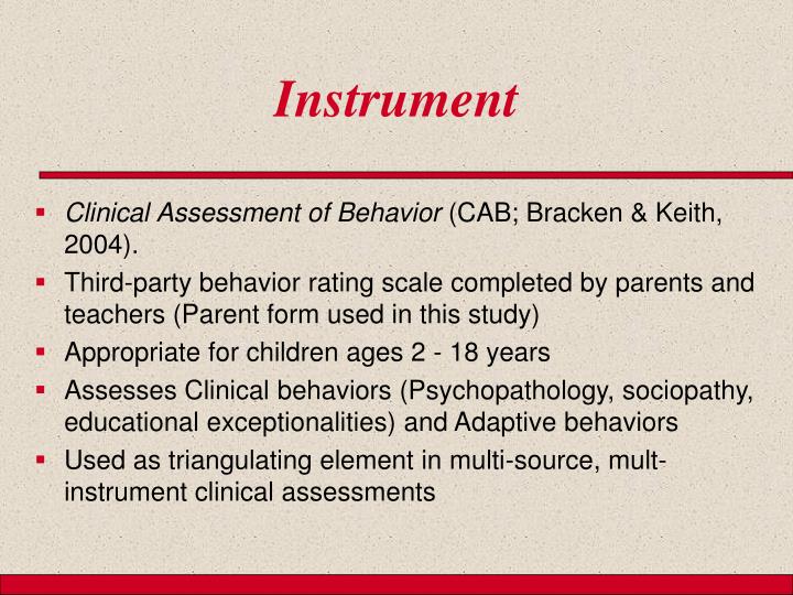 PPT - Clinical Assessment of Behavior PowerPoint Presentation - ID:212842