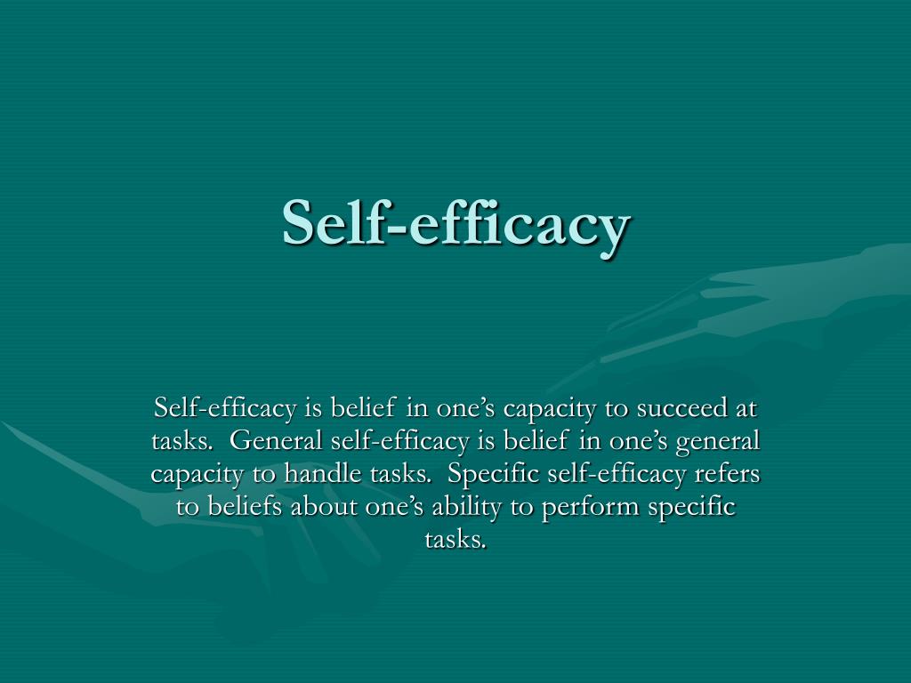 PPT Self efficacy PowerPoint Presentation Free Download ID 213654 PPT Self efficacy PowerPoint Presentation Free Download ID 213654