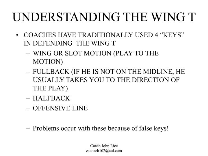 PPT - Strategies for Defending the Wing T with the 3-3 PowerPoint ...