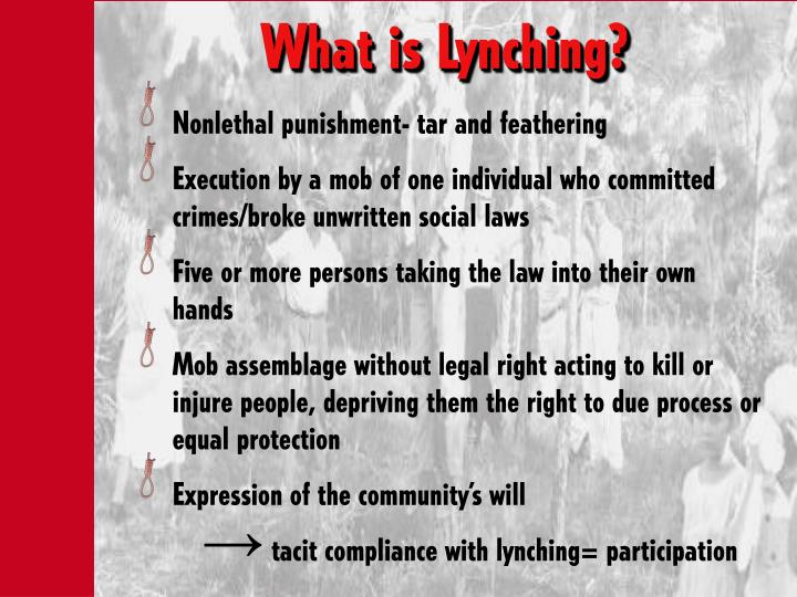 PPT - Lynching PowerPoint Presentation - ID:215545