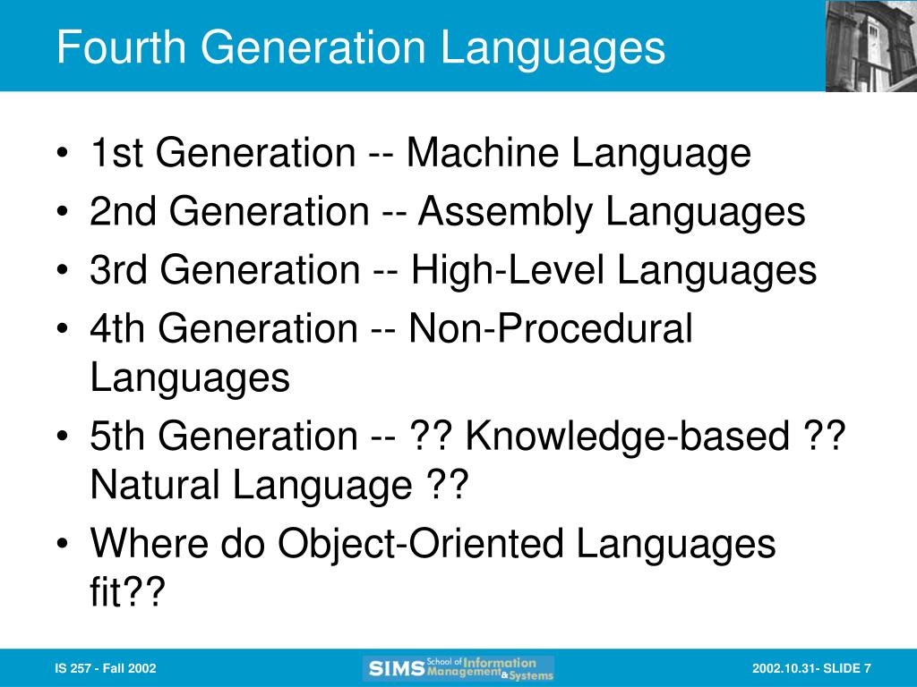 PPT Fourth Generation Languages And OR Extensions To SQL PowerPoint PPT Fourth Generation Languages And OR Extensions To SQL PowerPoint