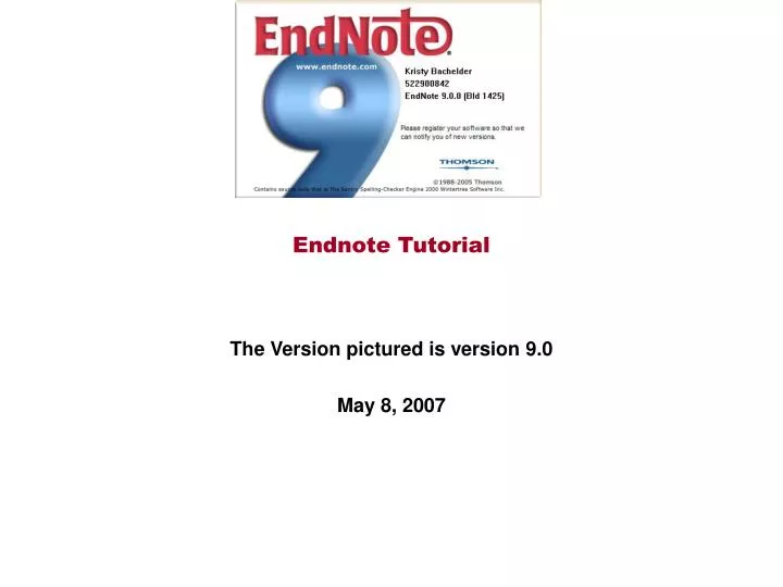 PPT - Endnote Tutorial PowerPoint Presentation, free download - ID:216375