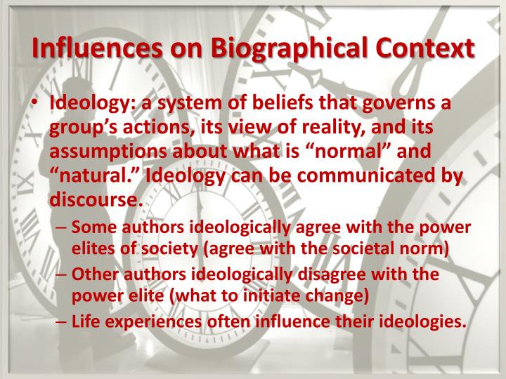 PPT - Literary Analysis: Biographical Perspective PowerPoint ...