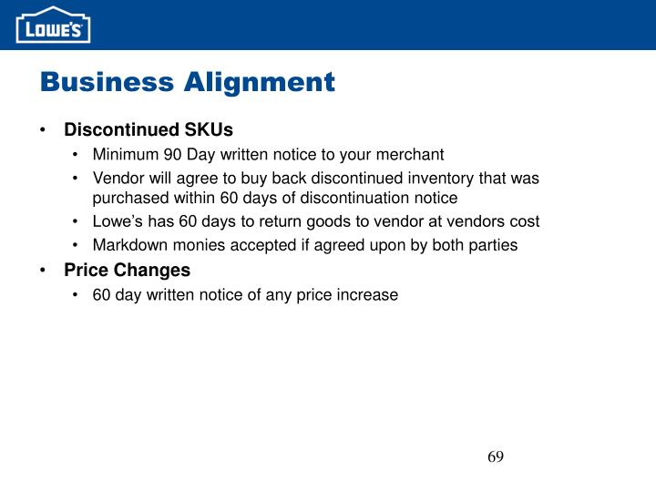 PPT - Lowe’s Canada Vendor Requirements PowerPoint Presentation - ID:218198