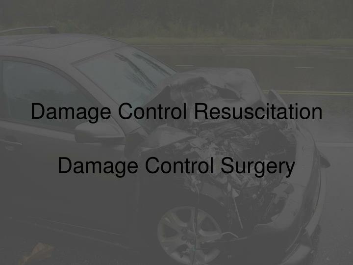 PPT - FLUID RESUSCITATION PowerPoint Presentation - ID:218526