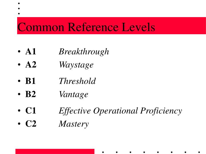 PPT - The CEF Levels & Descriptor Scales PowerPoint Presentation - ID ...
