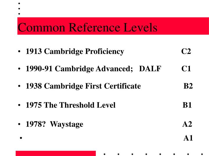 PPT - The CEF Levels & Descriptor Scales PowerPoint Presentation - ID ...