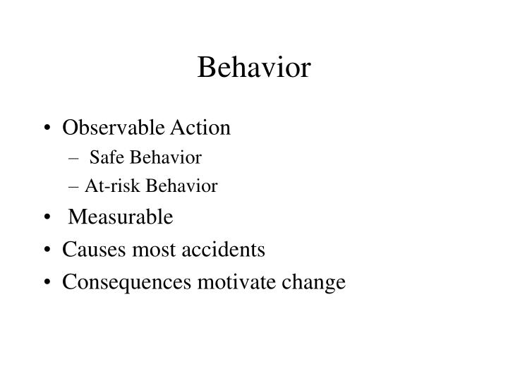 PPT - Behavior Based Safety (rev. 8/04) PowerPoint Presentation - ID:220835