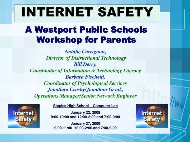 PPT - INTERNET SAFETY PowerPoint Presentation, free download - ID:22228