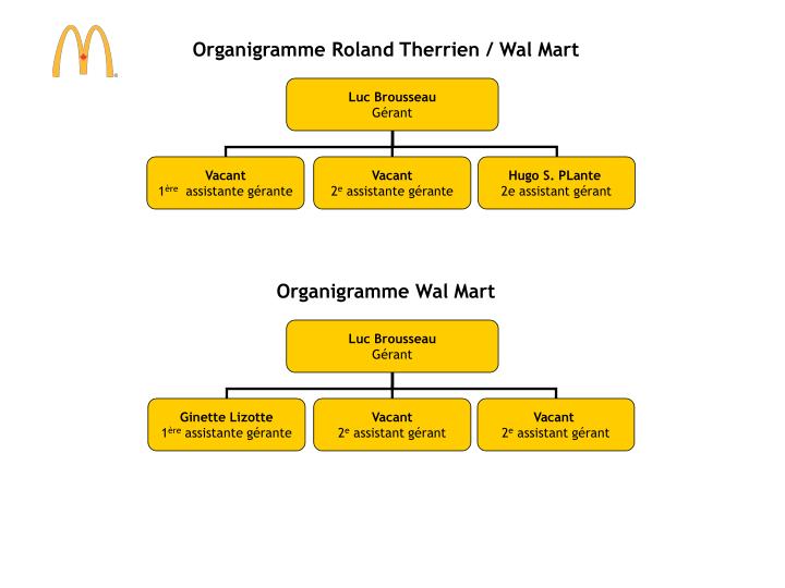 PPT - Organigramme Direction et Gestion Restaurants TSNA Inc ...