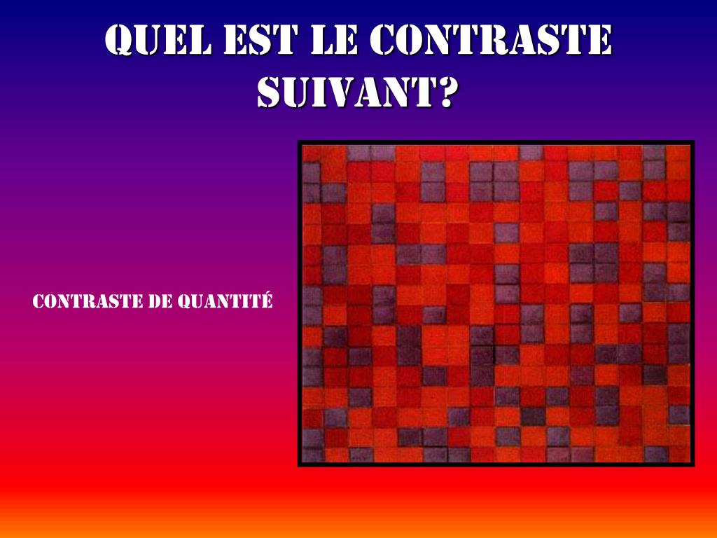 PPT - Les 7 contrastes de la couleurs PowerPoint Presentation, free ...
