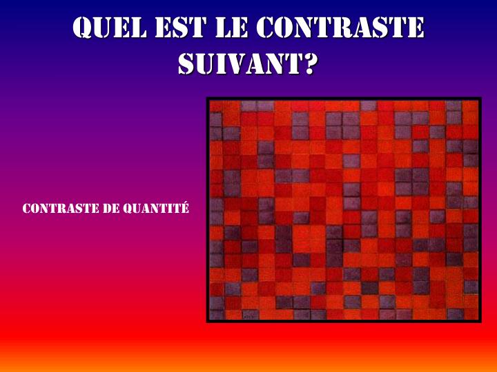 PPT - Les 7 contrastes de la couleurs PowerPoint Presentation - ID:222873