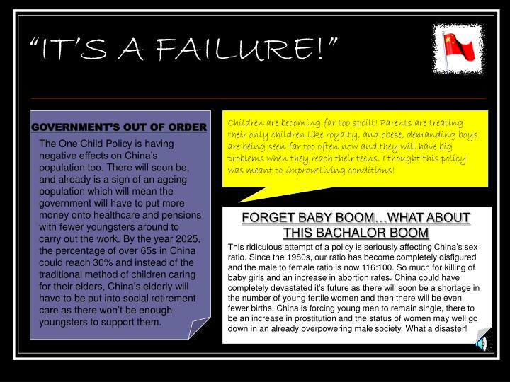 PPT - CHINA’S ONE CHILD POLICY PowerPoint Presentation - ID:223313