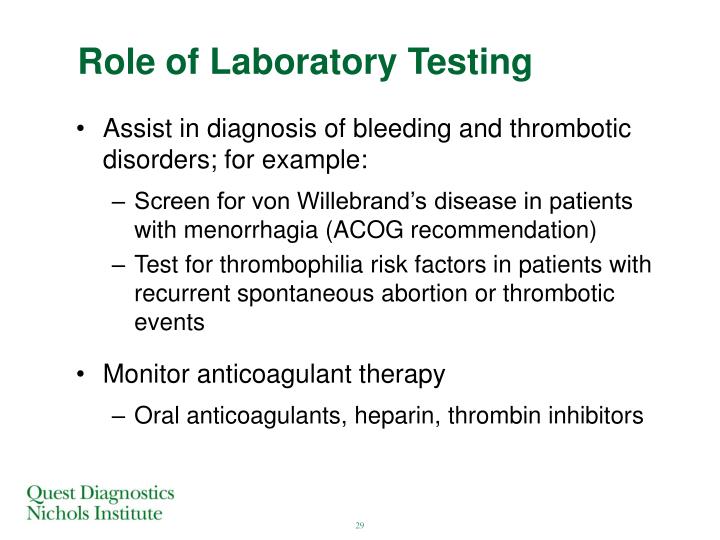 PPT - Introduction to Coagulation Testing PowerPoint Presentation - ID ...