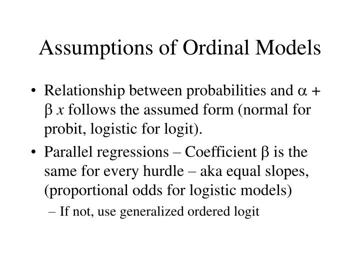 PPT - Ordinal and Multinomial Models PowerPoint Presentation - ID:224927