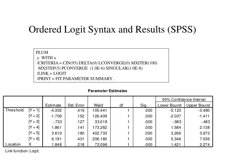 PPT - Ordinal and Multinomial Models PowerPoint Presentation - ID:224927