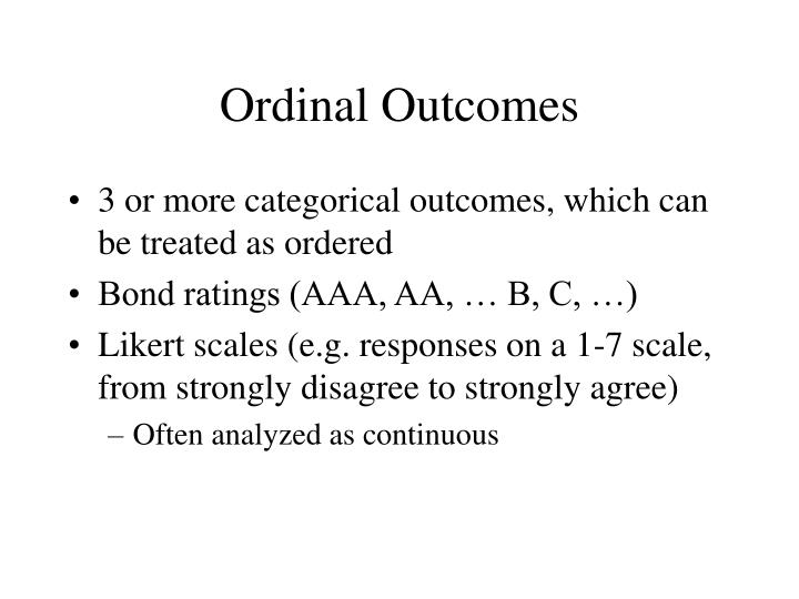 PPT - Ordinal and Multinomial Models PowerPoint Presentation - ID:224927