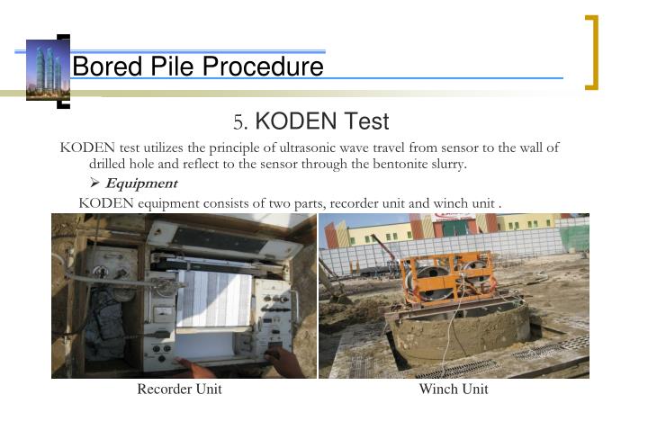PPT - Bored Pile Procedure PowerPoint Presentation - ID:225033