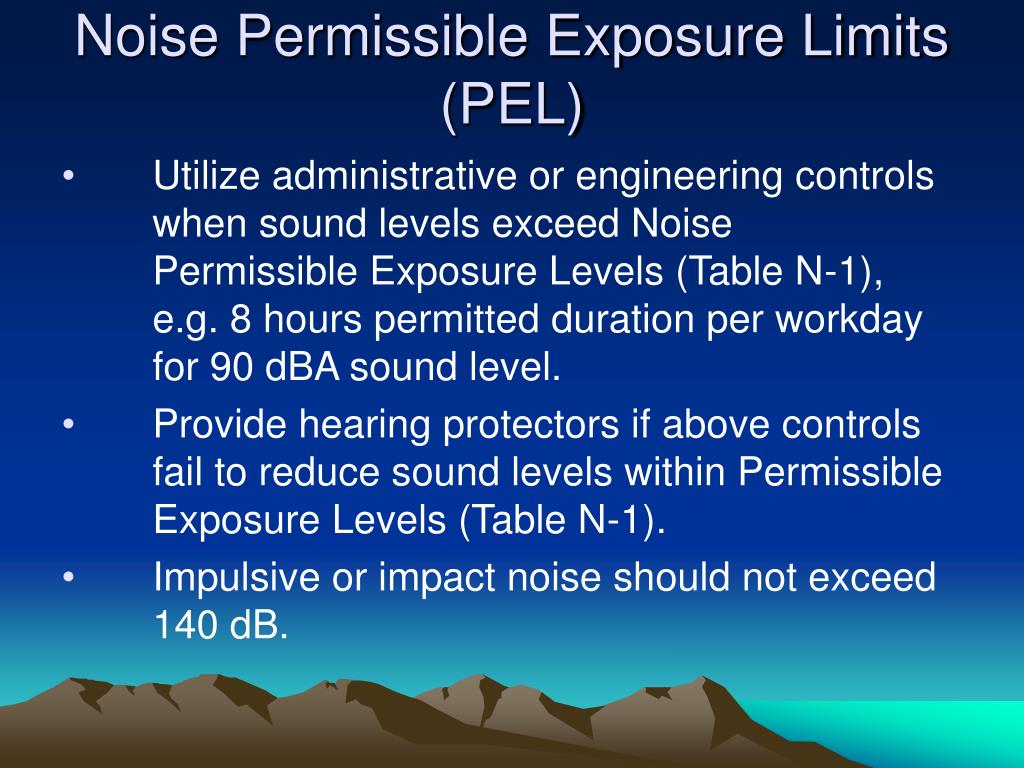 Ppt Osha Occupational Noise Powerpoint Presentation Free Download