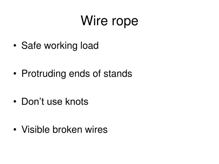 PPT - Rigging Equipment for Material Handling Your Safety is the #1 ...