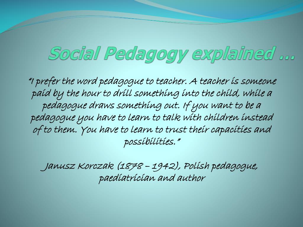 PPT - Social Pedagogy in Essex PowerPoint Presentation, free download ...