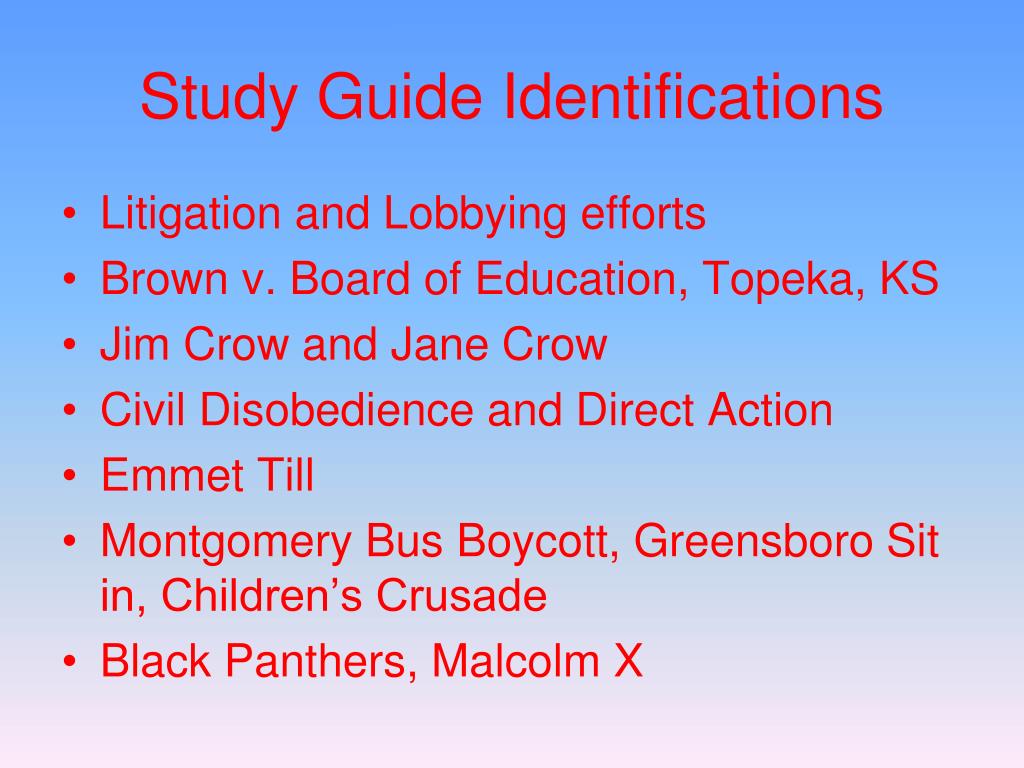 PPT - African American Civil Rights Movement PowerPoint Presentation ...