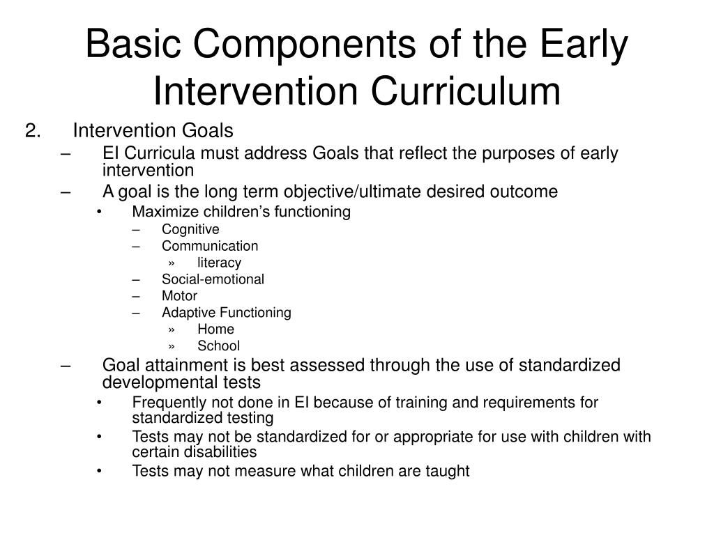 PPT - The Early Intervention Curriculum: Family-Focused Intervention ... PPT - The Early Intervention Curriculum: Family-Focused Intervention ...