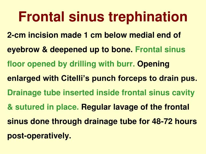 PPT - Surgical Treatment of Sinusitis PowerPoint Presentation - ID:226352