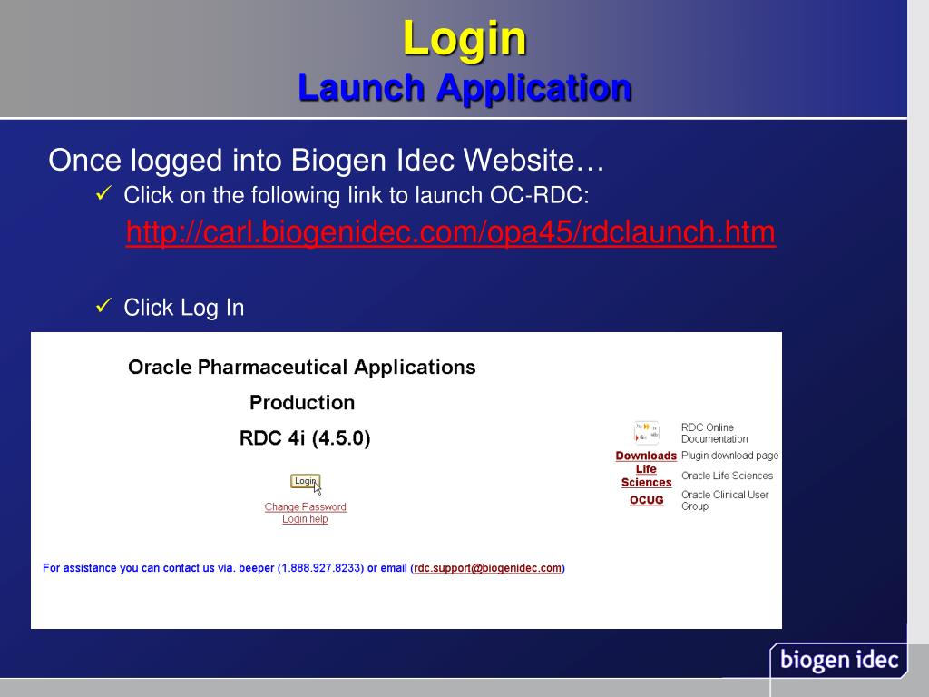 PPT - Oracle Clinical Remote Data Capture System (RDC) Presentation ...