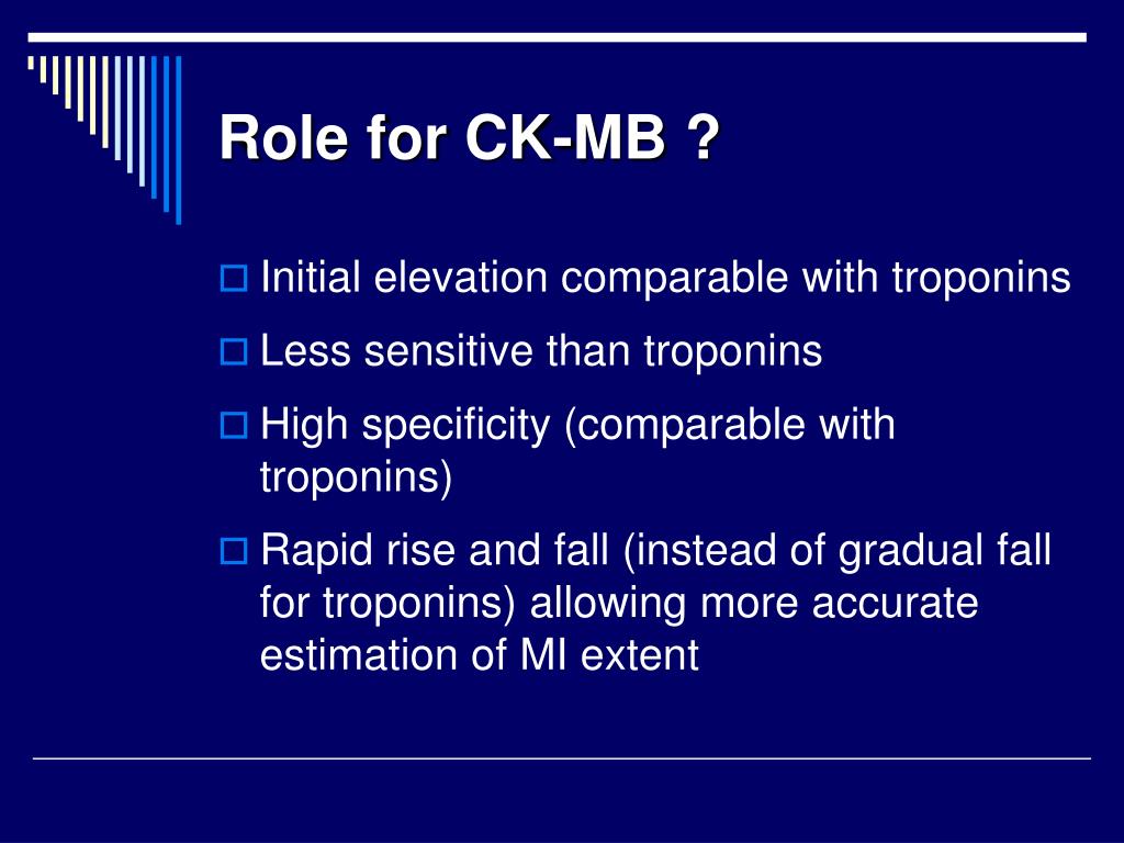 PPT - Acute coronary syndrome : Risk stratification – markers of ...