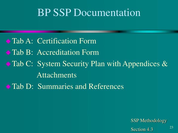PPT - System Security Plan (SSP) Training PowerPoint Presentation - ID ...
