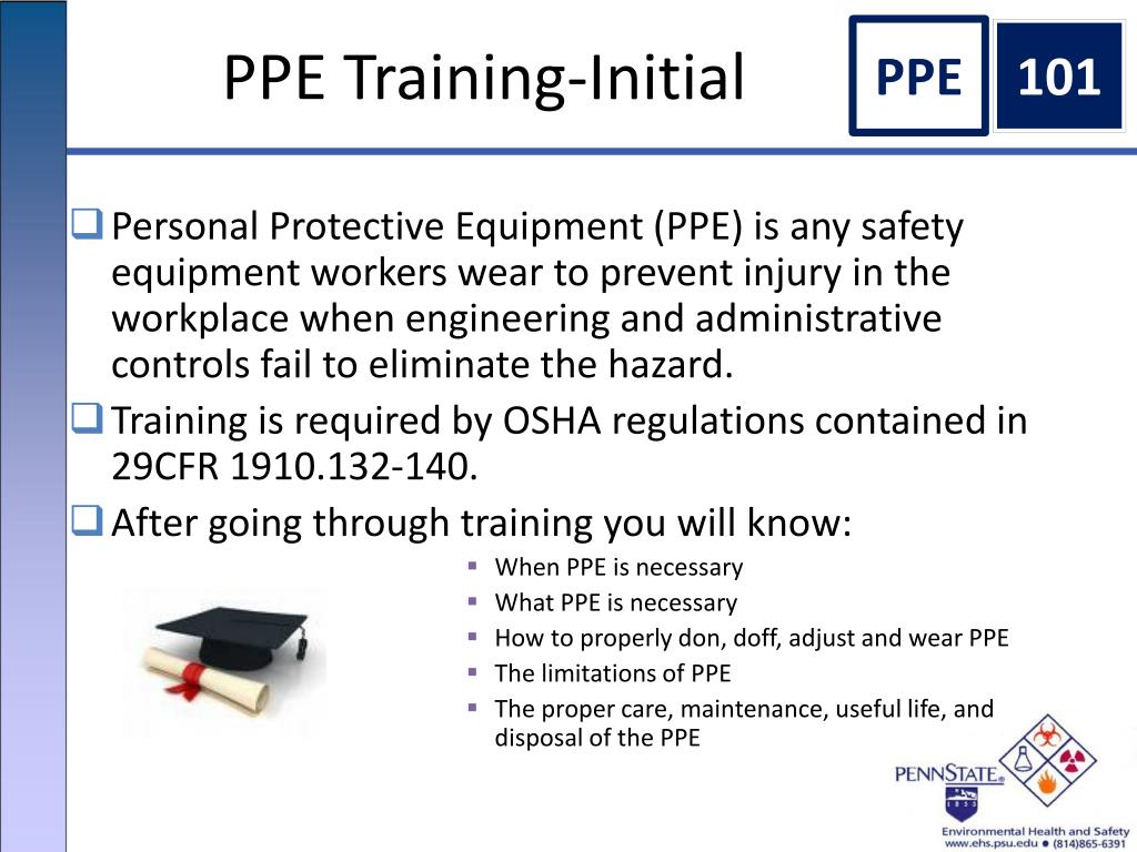 Ppt Instructions For Employee Ppe Training Powerpoint Presentation