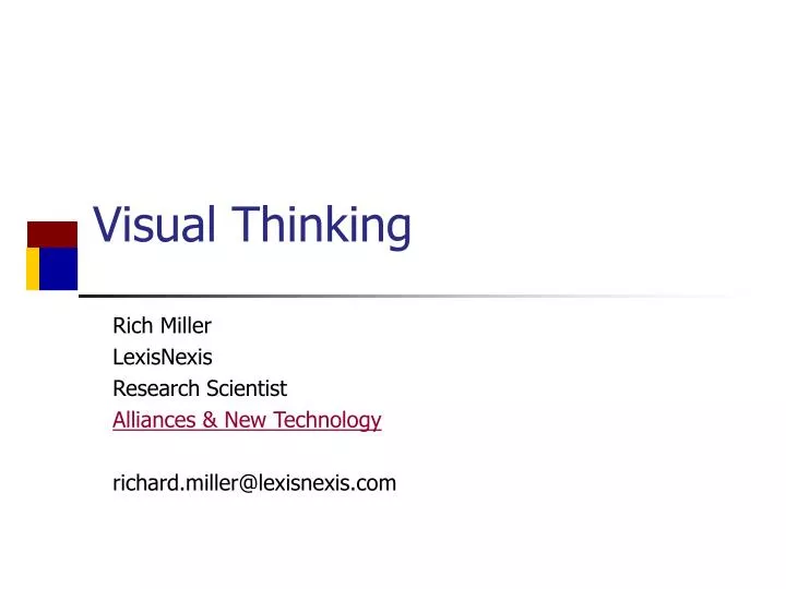 PPT - Visual Thinking PowerPoint Presentation, free download - ID:227982