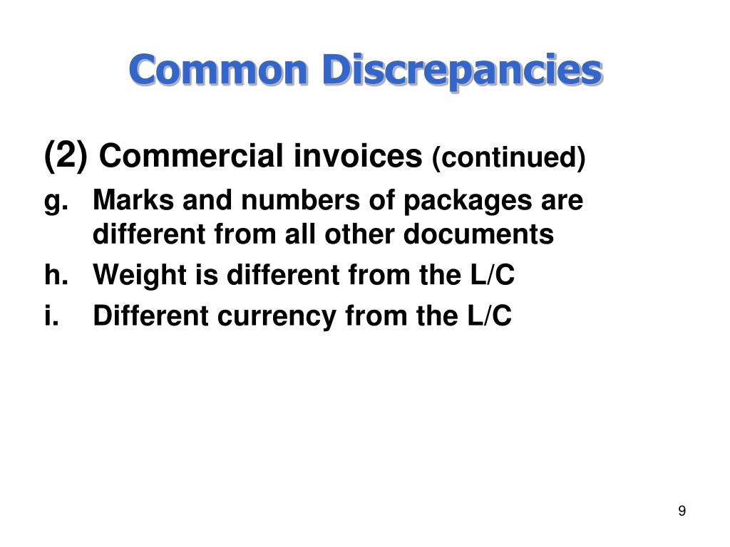 PPT - CHAPTER XXXIII NEGOTIATION OF SHIPPING DOCUMENTS PowerPoint ...