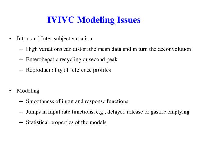 PPT - In-Vitro-In-Vivo Correlation (IVIVC): A Tool In drug Development ...