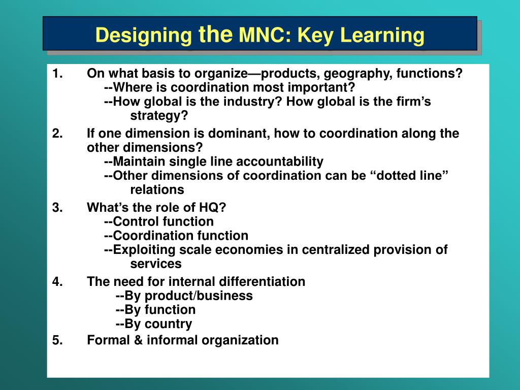PPT - Global Strategies and the Multinational Corporation PowerPoint ...