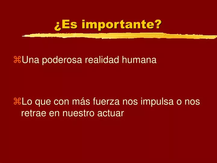 PPT - ¿Es importante? PowerPoint Presentation, free download - ID:230290