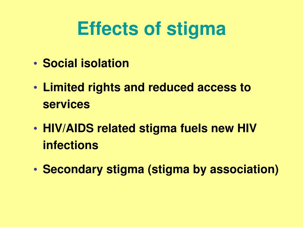 Ppt Stigma And Discrimination Related To Hiv Aids Powerpoint