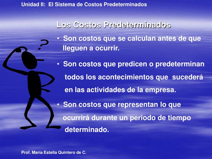 PPT - Los Costos Predeterminados PowerPoint Presentation, free download ...
