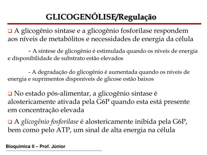 PPT - Glicogênio: Glicogênese e Glicogenólise PowerPoint Presentation ...