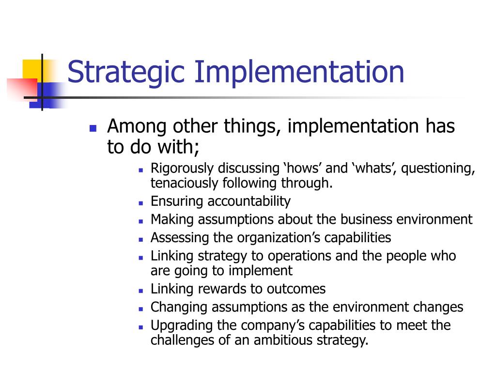 PPT - Strategic Implementation PowerPoint Presentation, free download ... PPT - Strategic Implementation PowerPoint Presentation, free download ...