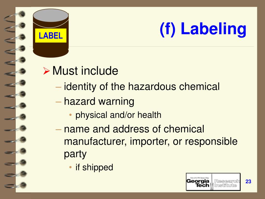 PPT - OSHA Hazard Communication Standard Occupational Safety and Health ...