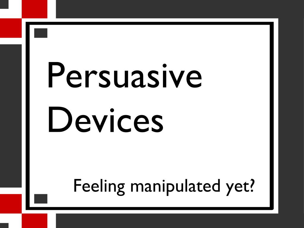 PPT Persuasive Devices PowerPoint Presentation ID 231018 PPT Persuasive Devices PowerPoint Presentation ID 231018