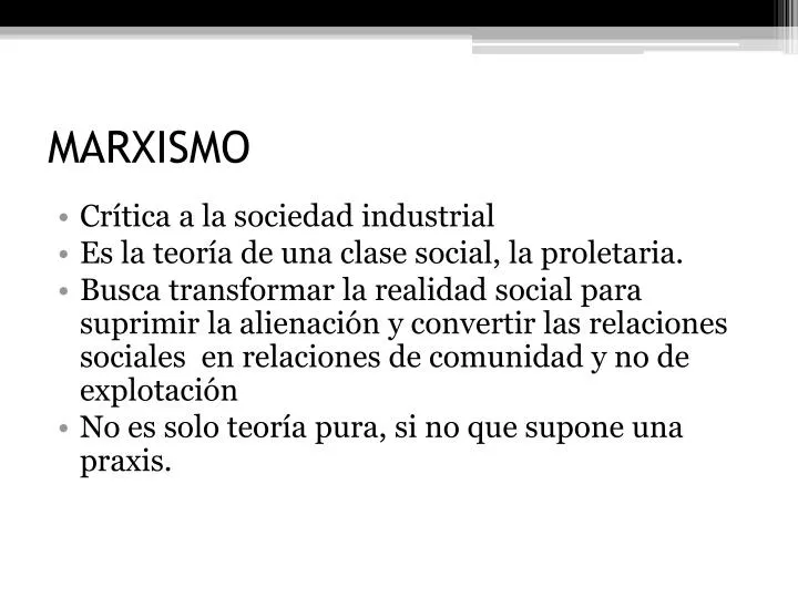 PPT - MARXISMO PowerPoint Presentation, free download - ID:231264