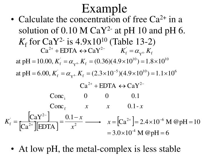 PPT - EDTA Titrations PowerPoint Presentation - ID:234018