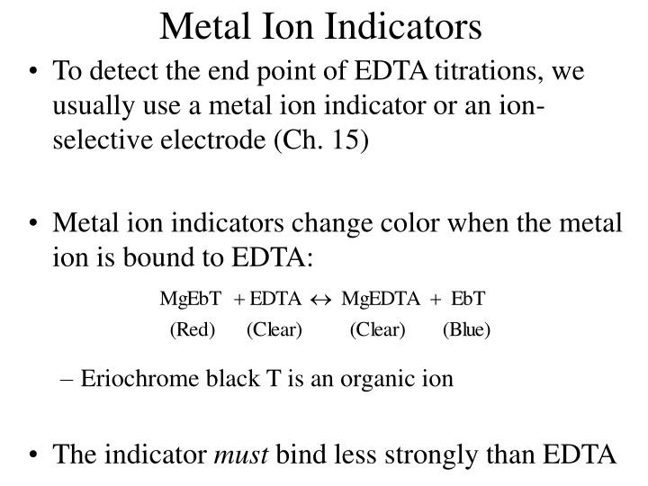 PPT - EDTA Titrations PowerPoint Presentation - ID:234018