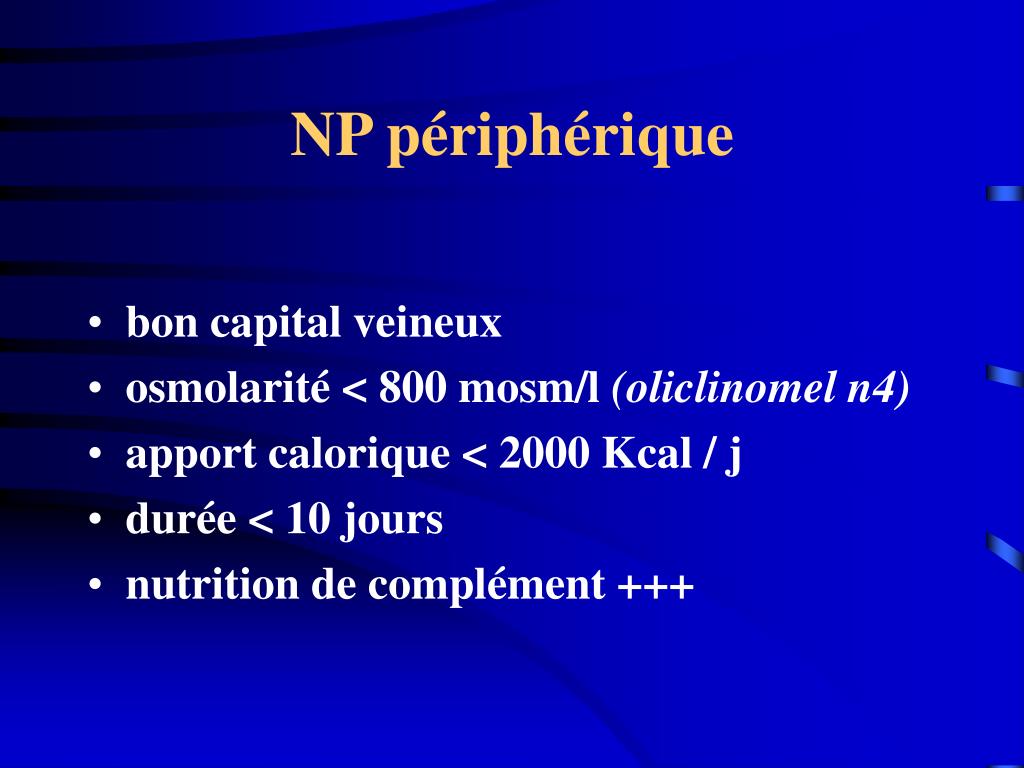 PPT - Bases de la Nutrition périopératoire PowerPoint Presentation ...