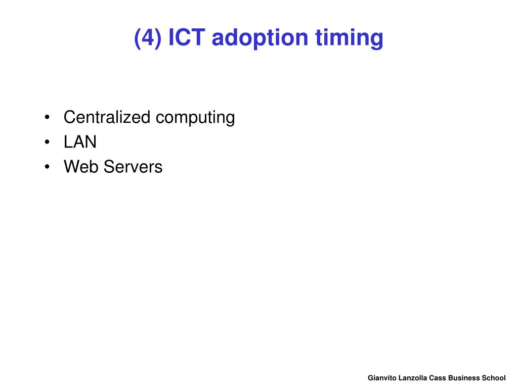 PPT - Country-level characteristics, organizations and ICT adoption: an ...