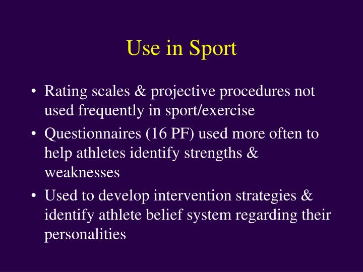 PPT - Personality and Sport Performance PowerPoint Presentation - ID:237428